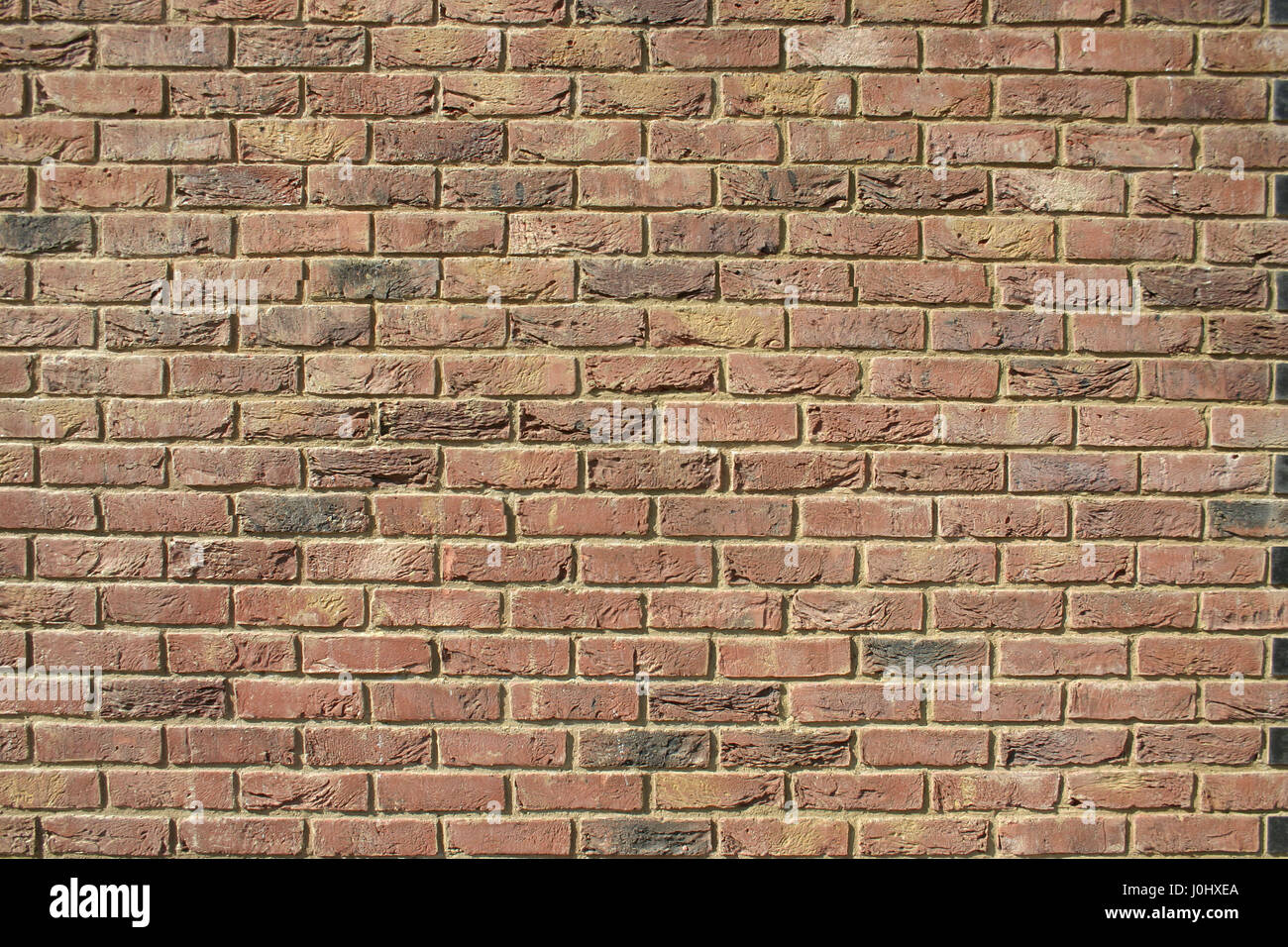 Brick wall construction demonstrating one of a number of brick wall ...