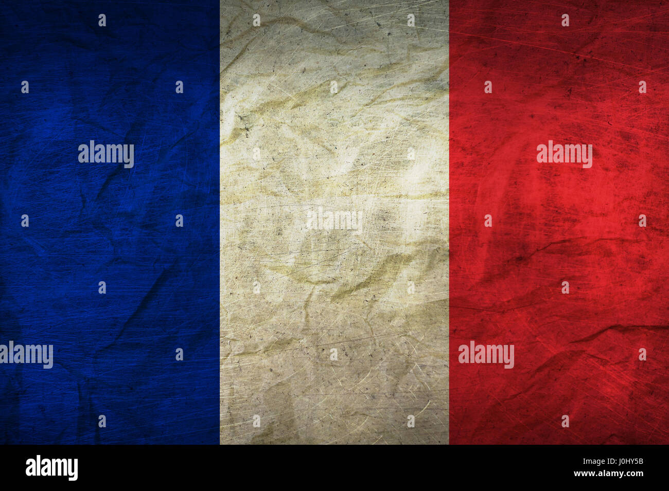 Weathered French Flag