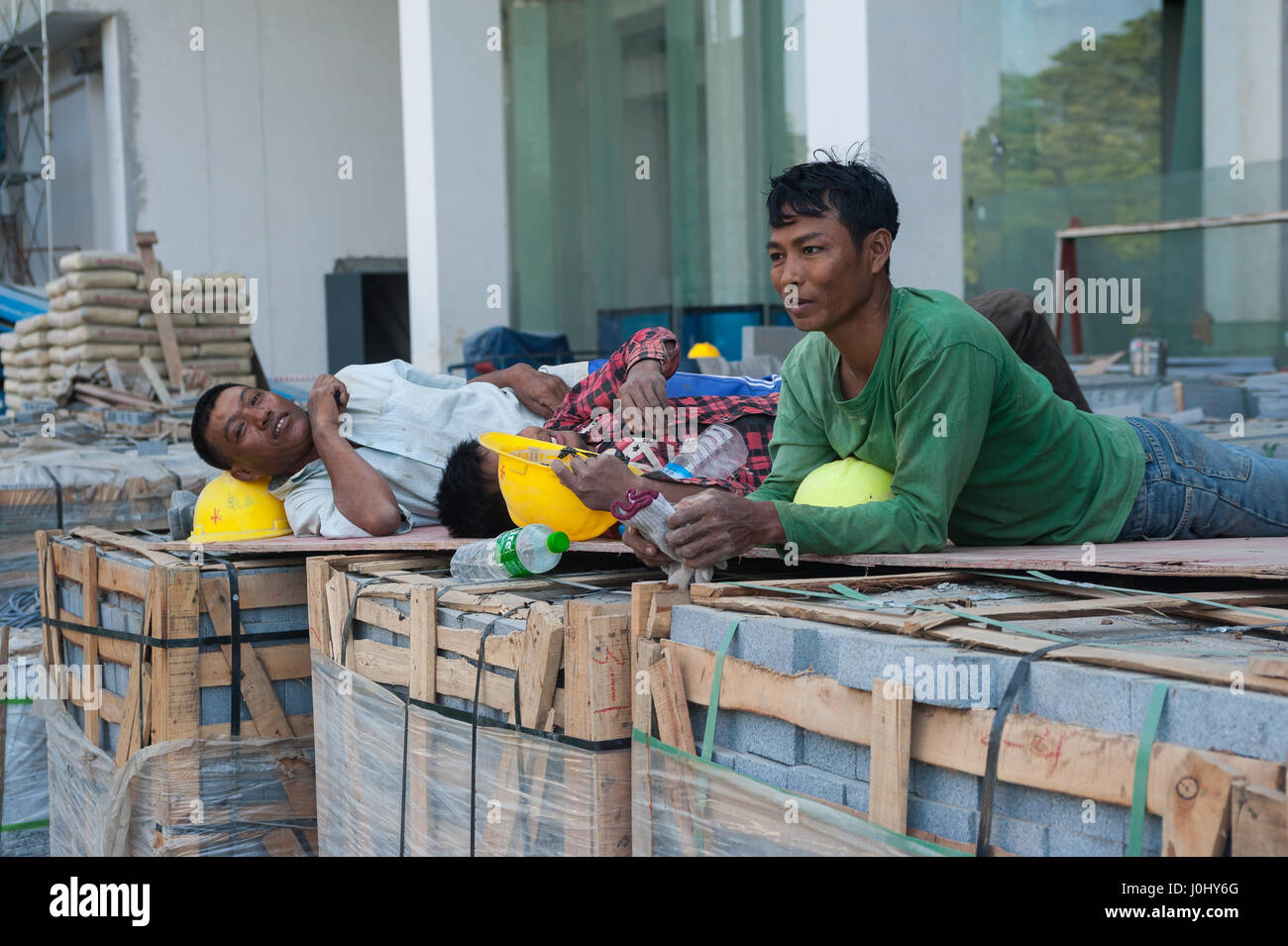 26.01.2017, Yangon, Republic of the Union of Myanmar, Asia ...