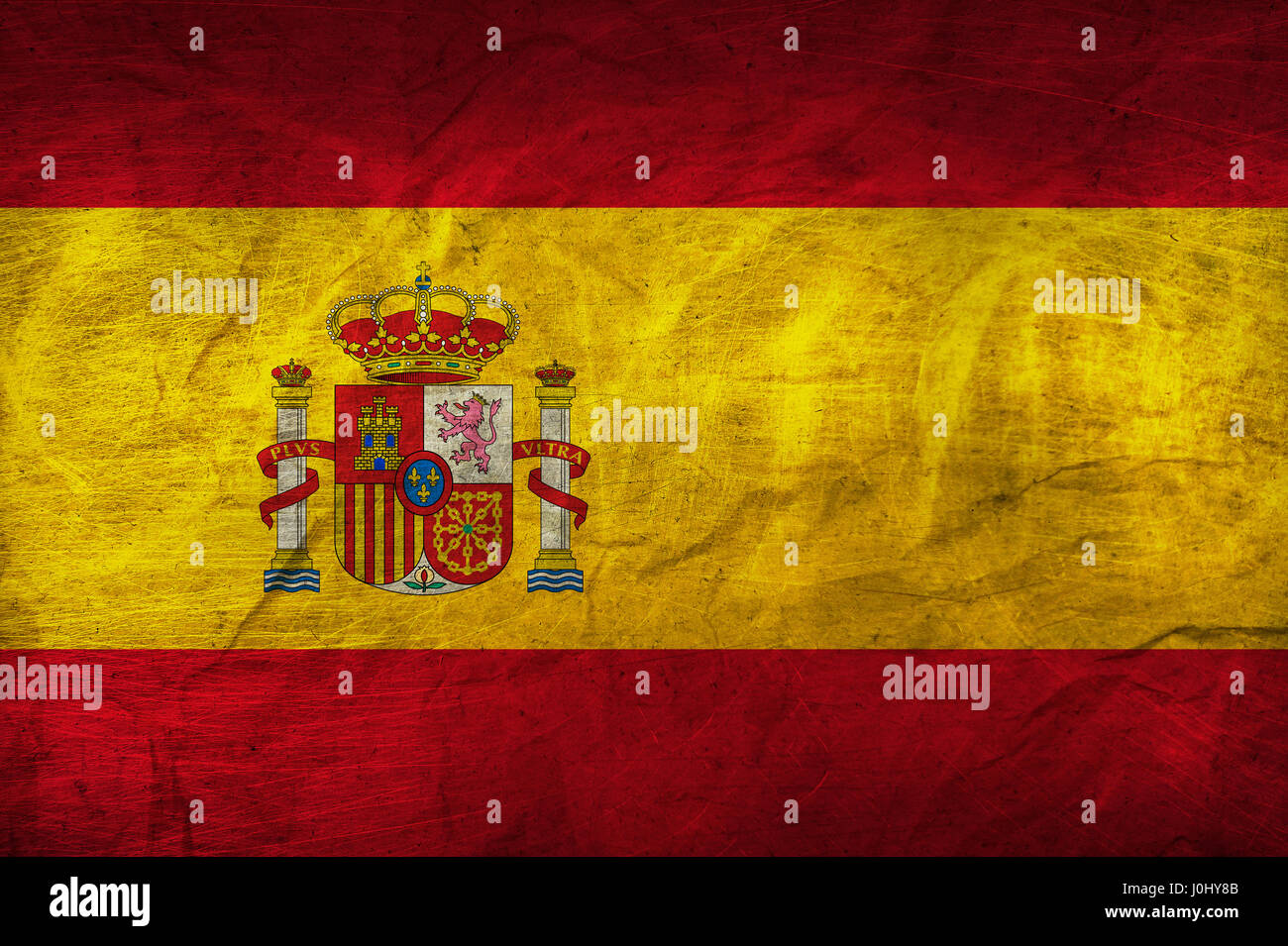 Flag of spain worn hi-res stock photography and images - Alamy