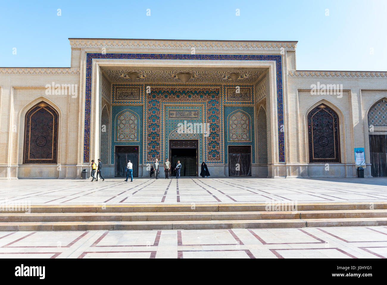 Part of the complex of mosque and Mausoleum of Shah Cheragh in Shiraz ...