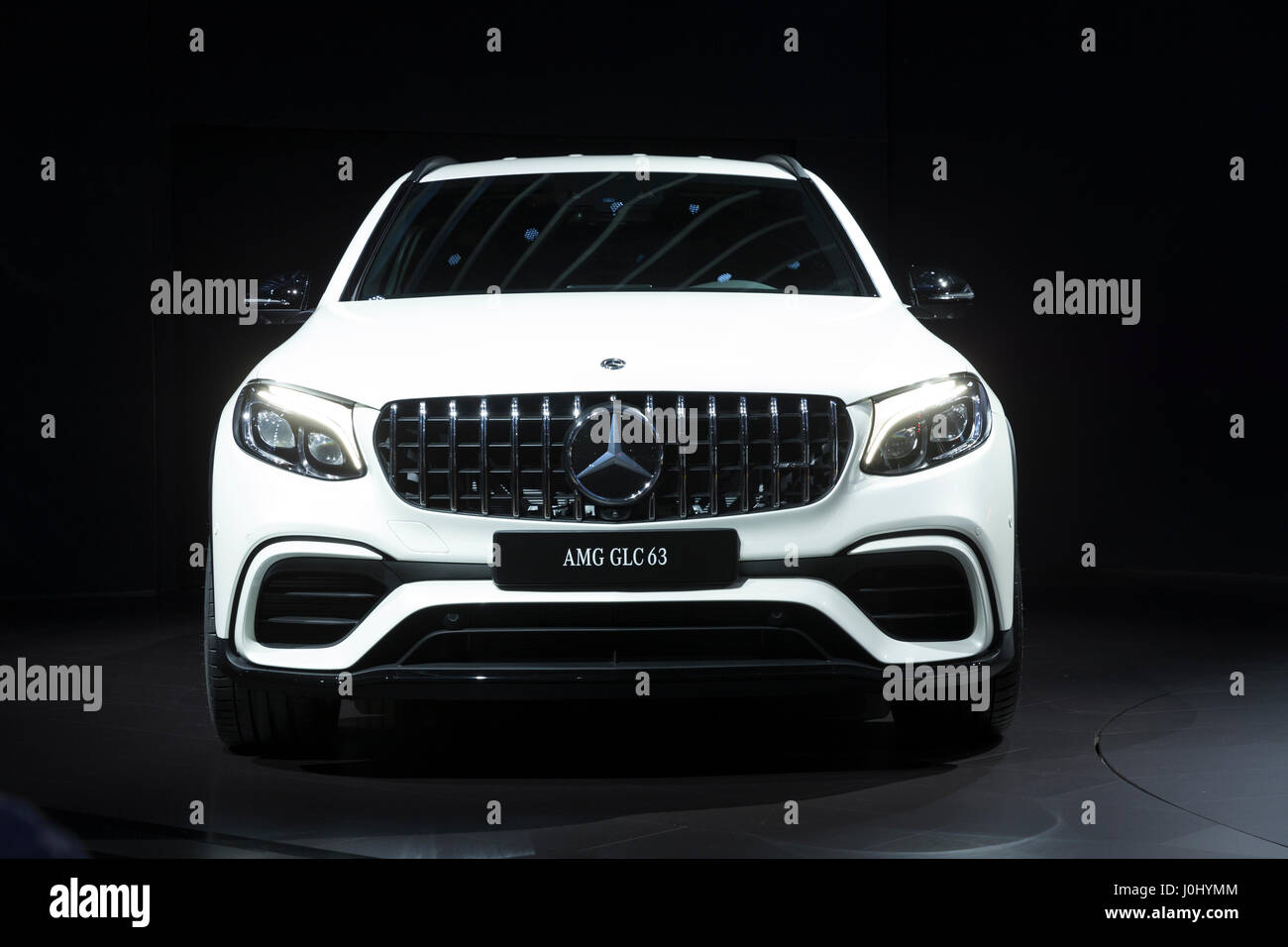 New York, United States. 12th Apr, 2017. Mercedes AMG GCL 63 car ...