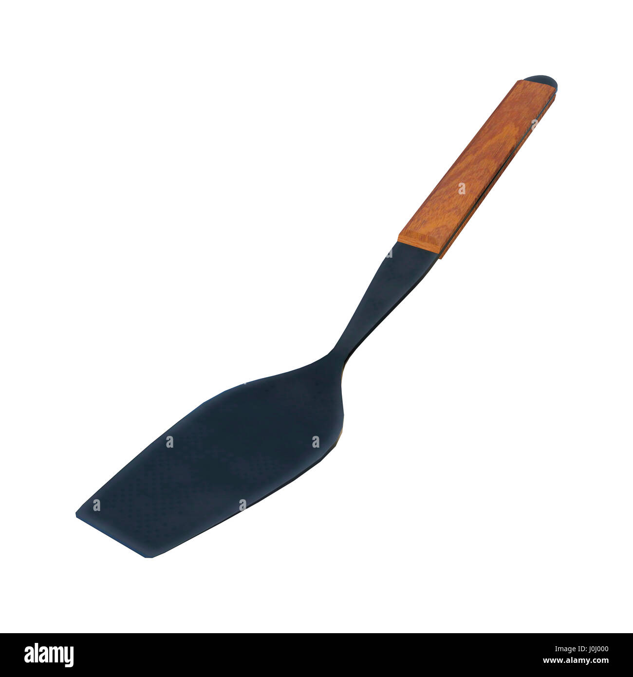 3D rendering of a grill spatula isolated on white background Stock ...