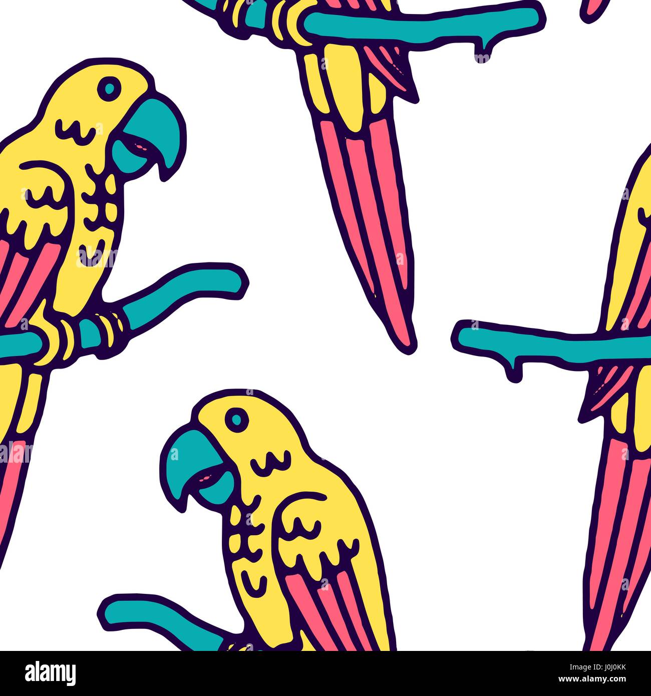 Parrot macaw, vector illustration Stock Vector Image & Art - Alamy