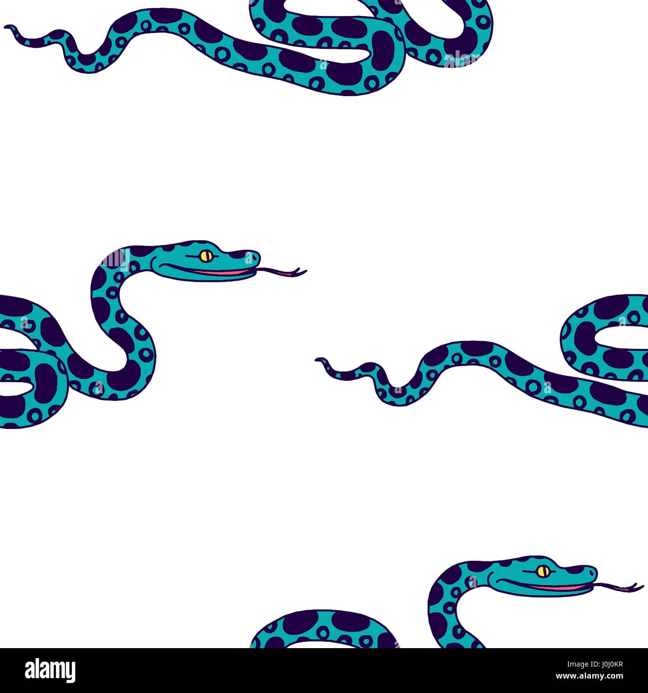 Vector illustration of tropical snake Stock Vector Image & Art - Alamy