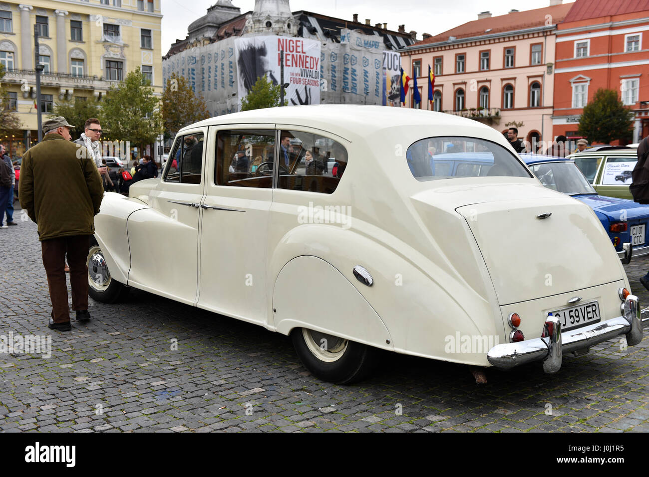 CLUJ-NAPOCA, ROMANIA - OCTOBER 15, 2016: British Austin Princess and ...