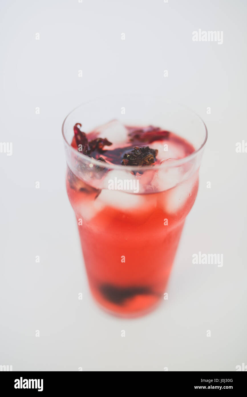 Red roselle flowers hi-res stock photography and images - Alamy