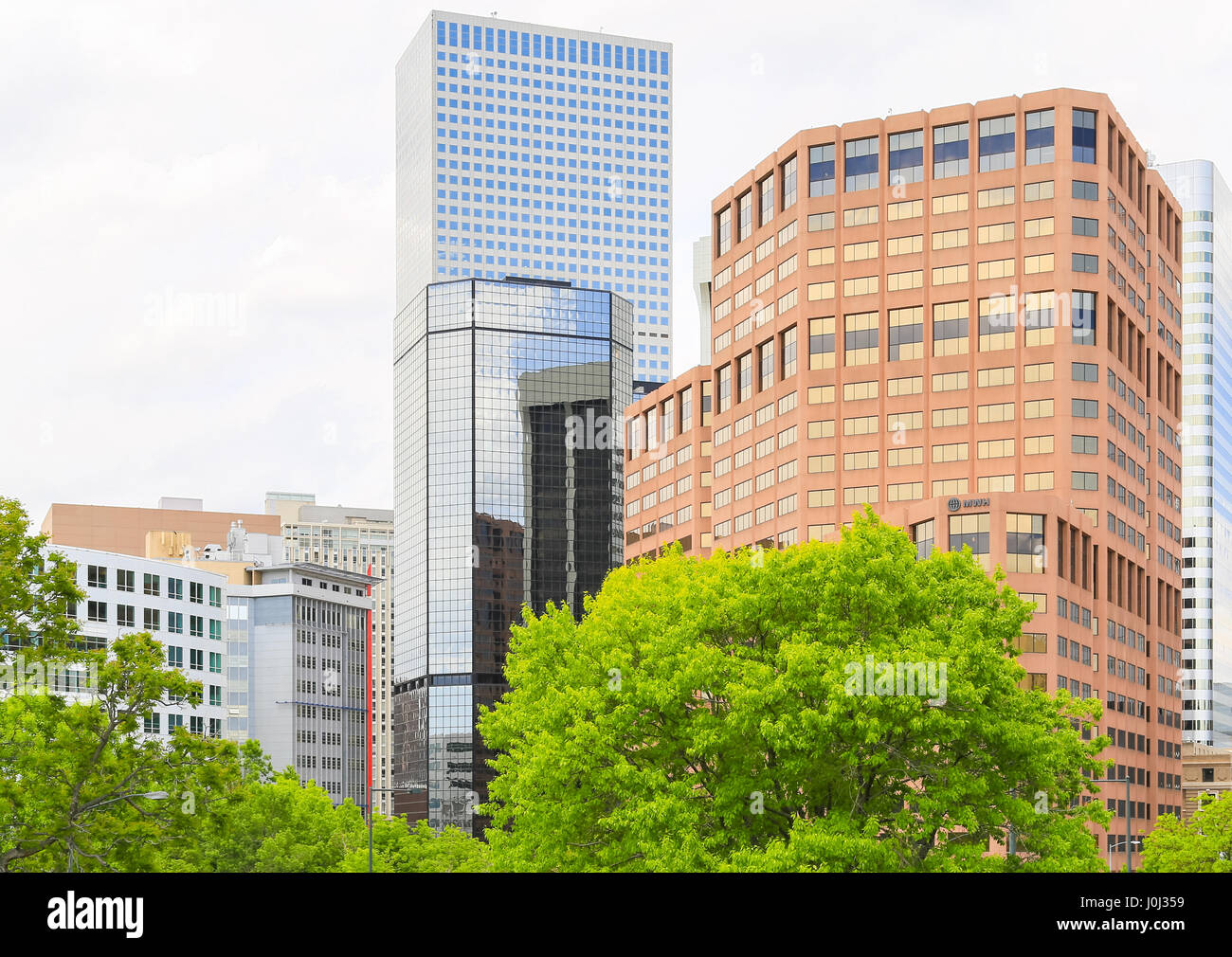 Office buildings downtown denver hi-res stock photography and images ...