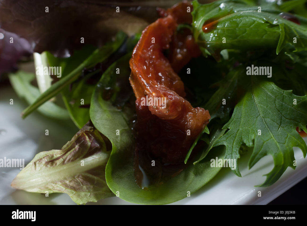 Food and Brandy Restaurant Service Stock Photo - Alamy