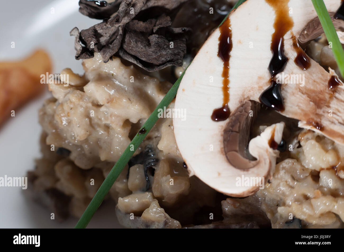 Food and Brandy Restaurant Service Stock Photo - Alamy