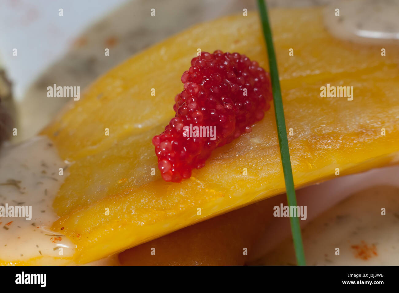 Food and Brandy Restaurant Service Stock Photo - Alamy