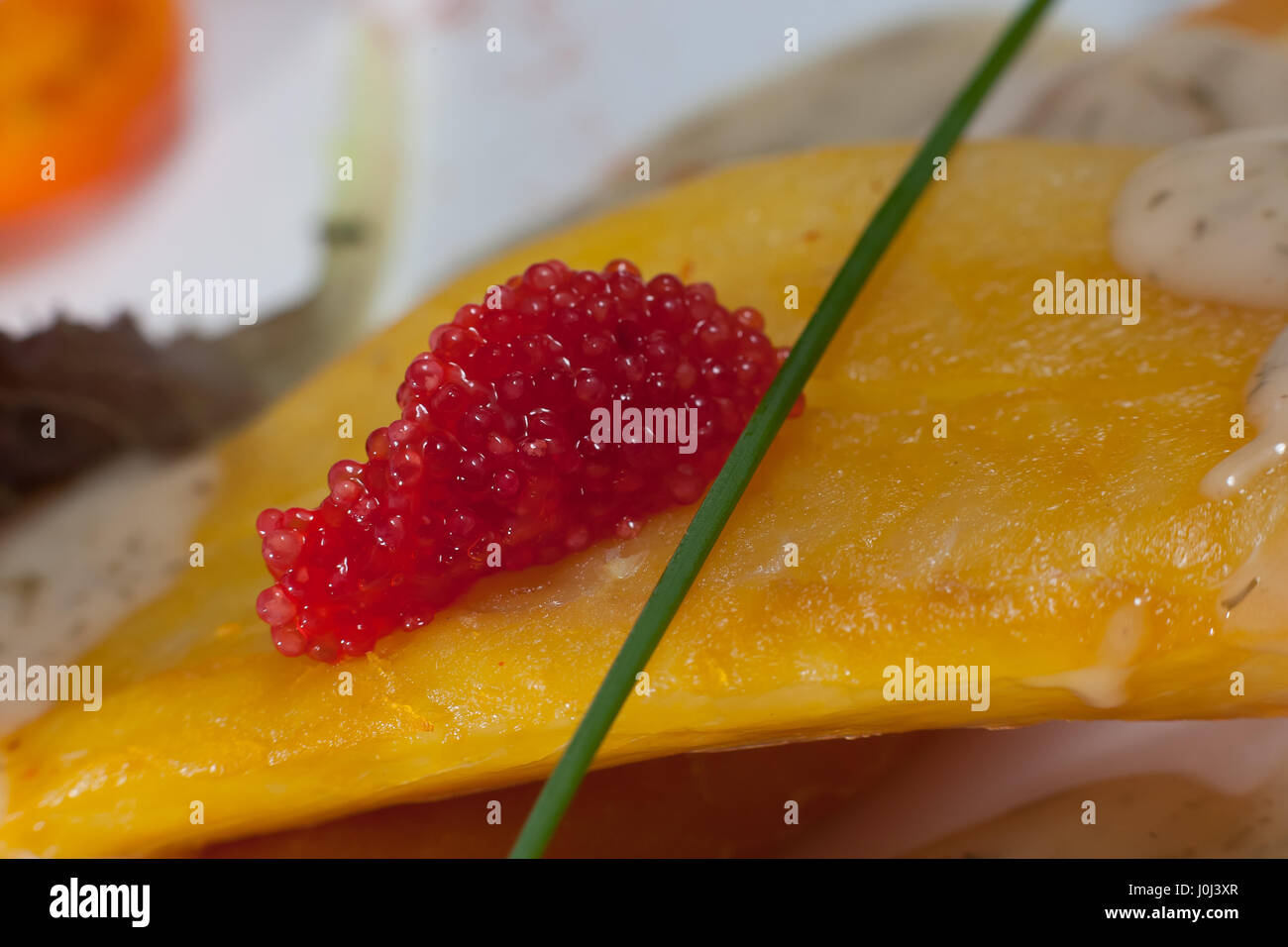 Food and Brandy Restaurant Service Stock Photo - Alamy