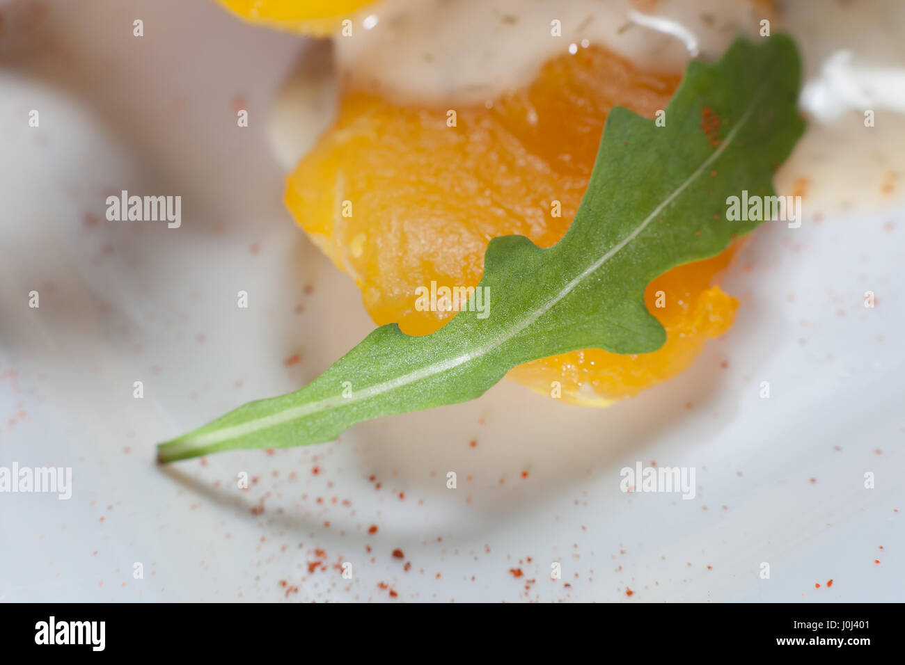 Food and Brandy Restaurant Service Stock Photo - Alamy