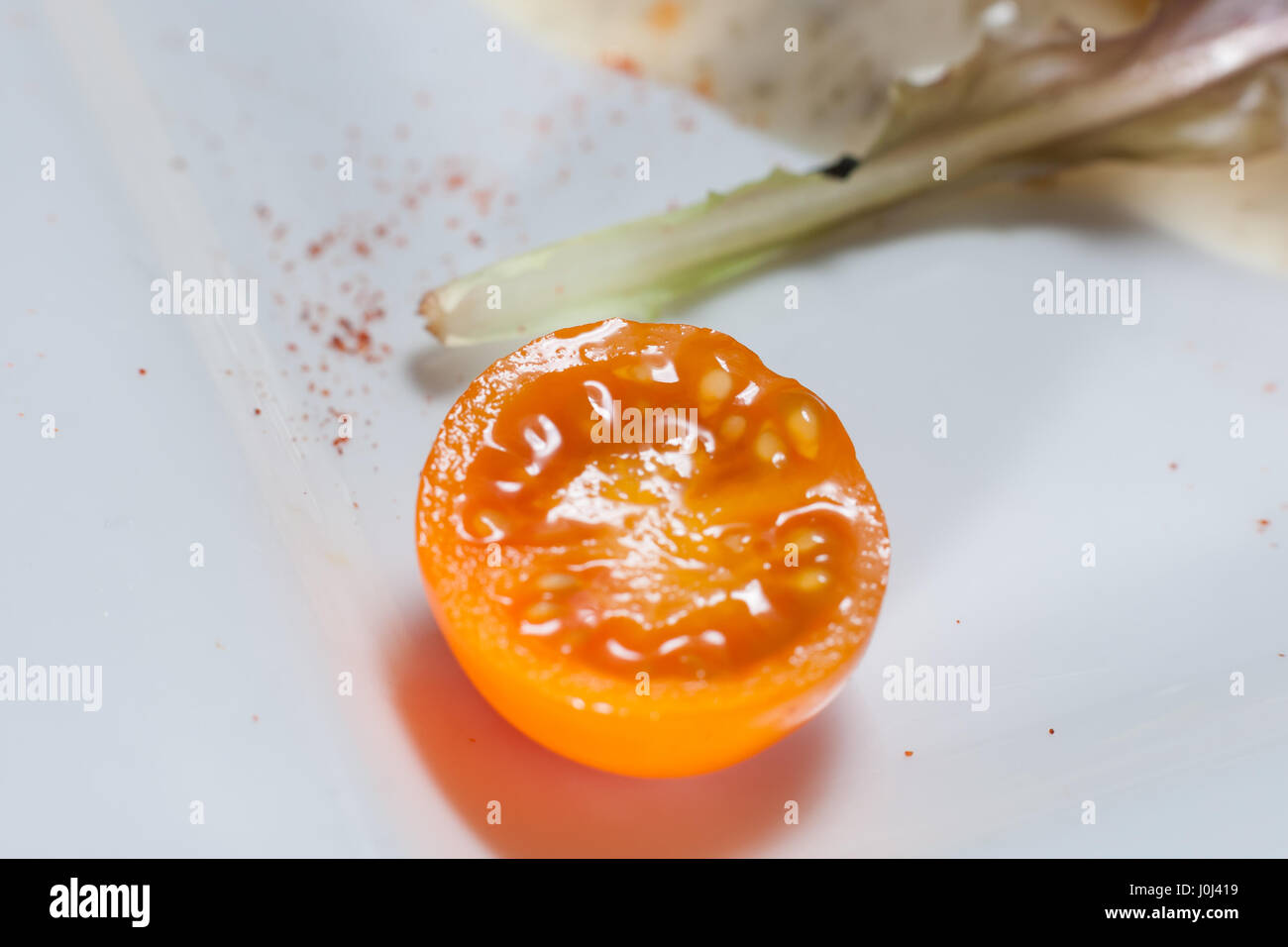 Food and Brandy Restaurant Service Stock Photo - Alamy