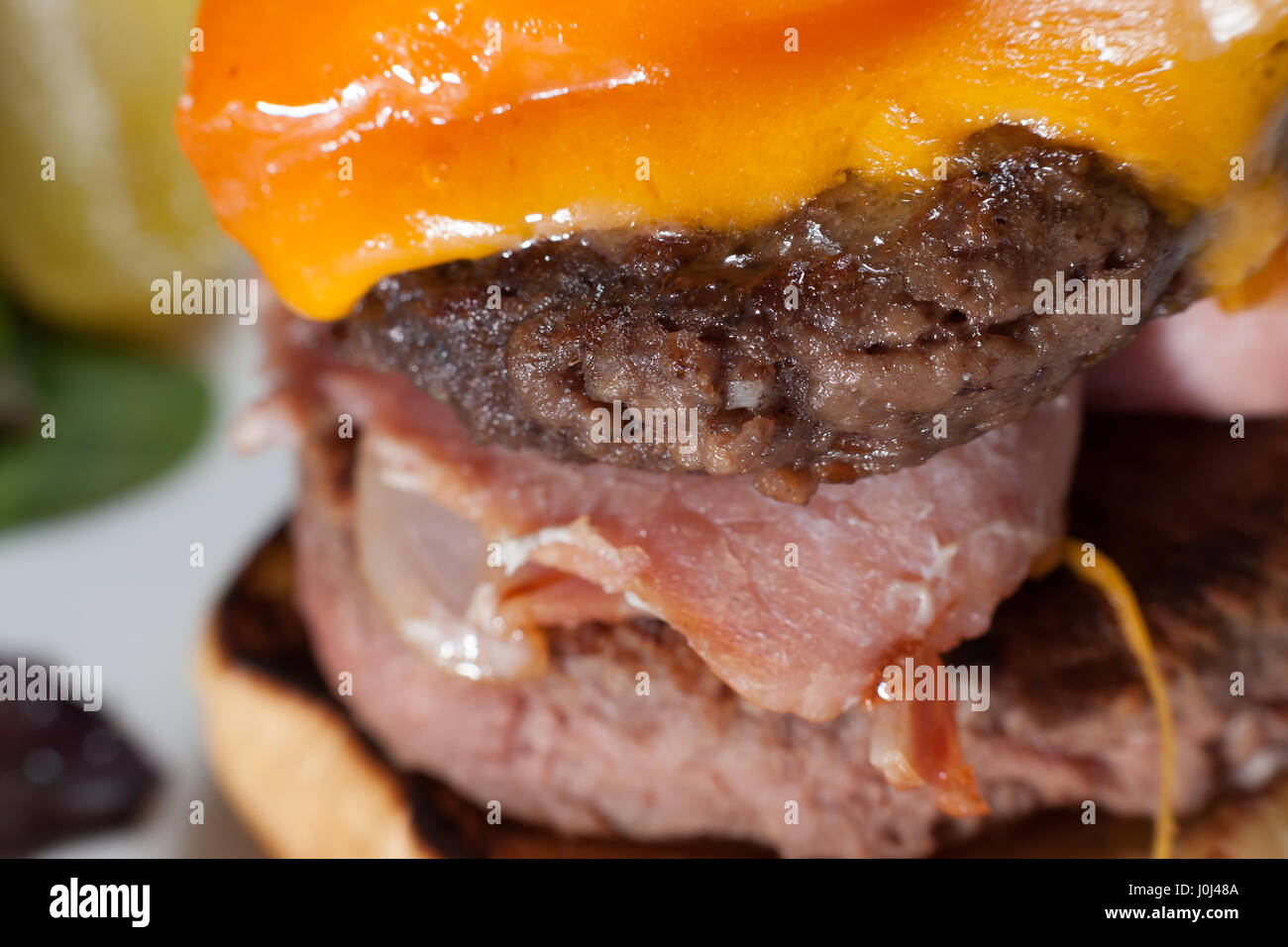 Food and Brandy Restaurant Service Stock Photo - Alamy