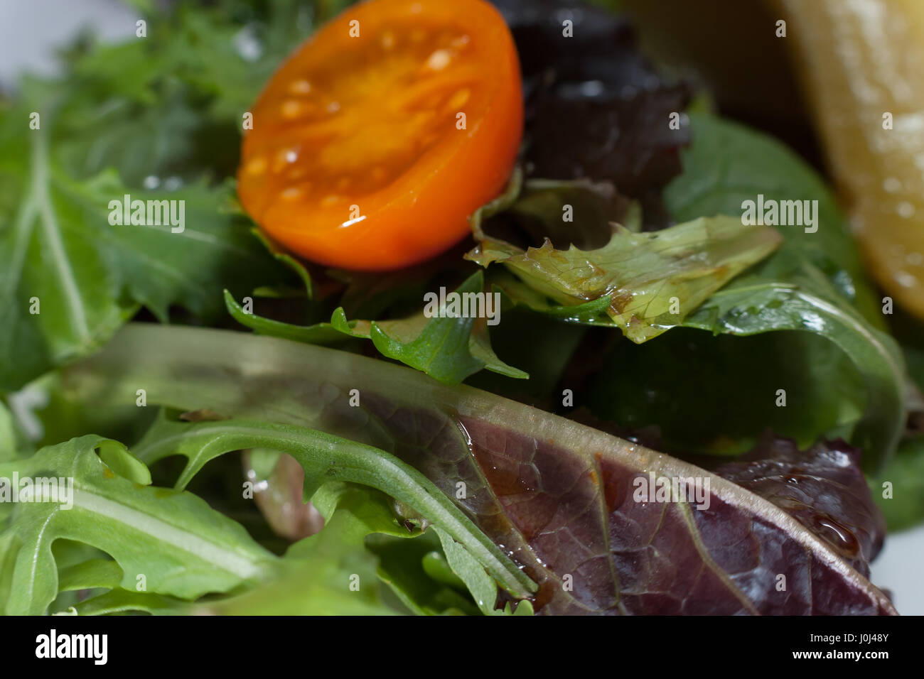 Food and Brandy Restaurant Service Stock Photo - Alamy