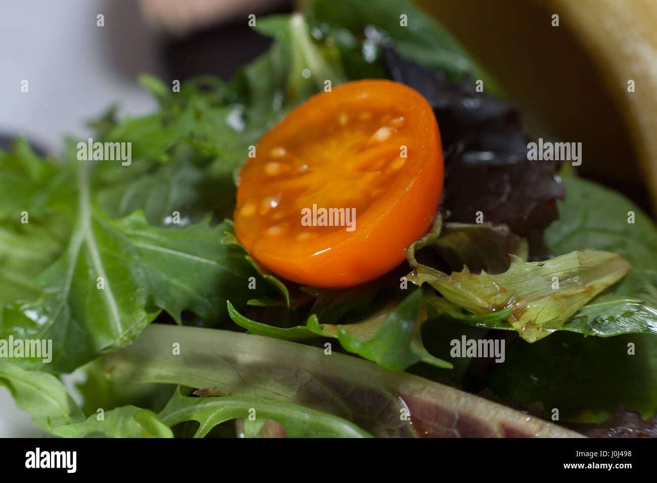Food and Brandy Restaurant Service Stock Photo - Alamy