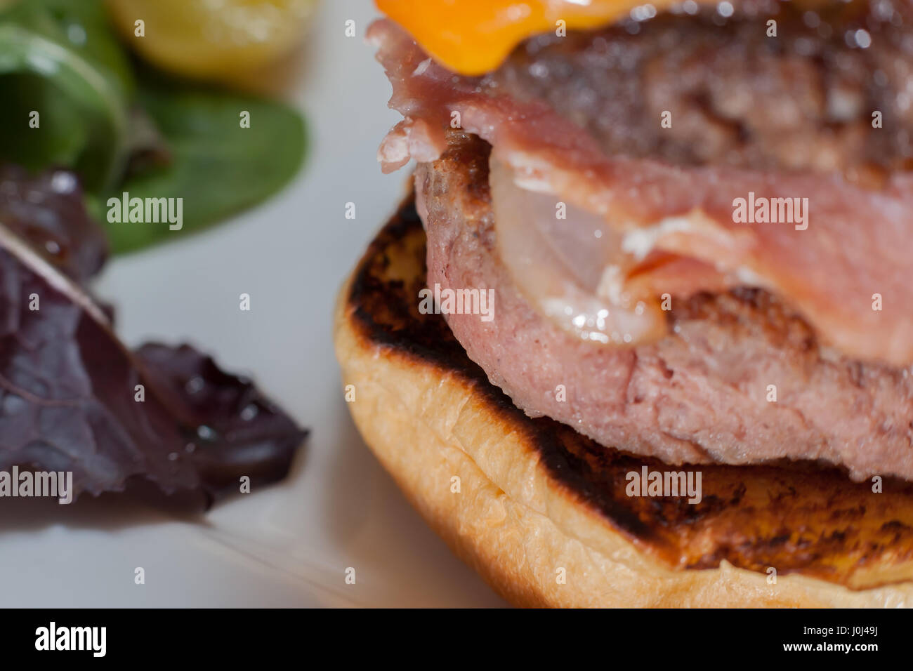 Food and Brandy Restaurant Service Stock Photo - Alamy