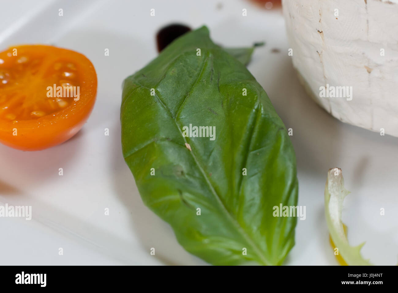 Food and Brandy Restaurant Service Stock Photo - Alamy