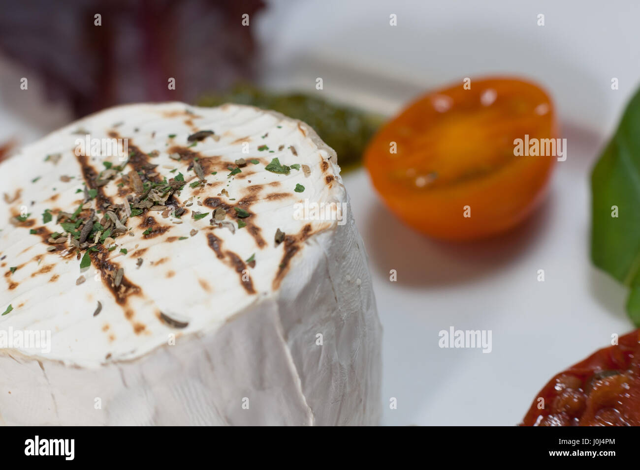 Food and Brandy Restaurant Service Stock Photo - Alamy