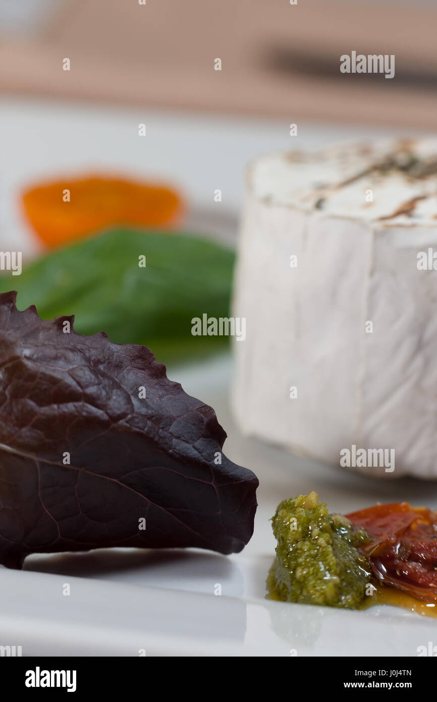 Food and Brandy Restaurant Service Stock Photo - Alamy