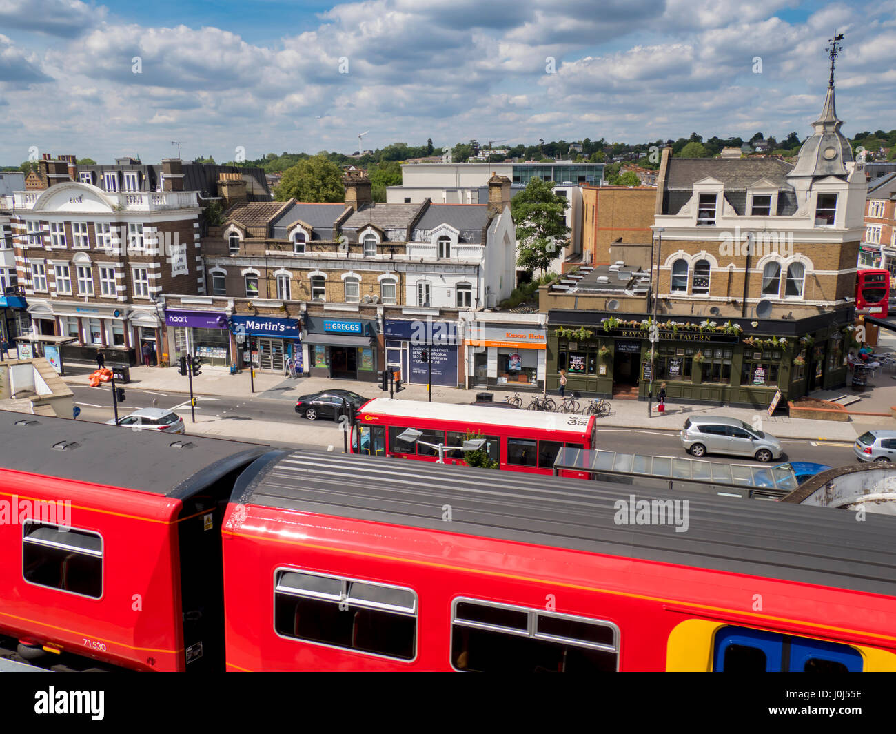europe, UK, England, Surrey, Raynes Park station Stock Photo - Alamy