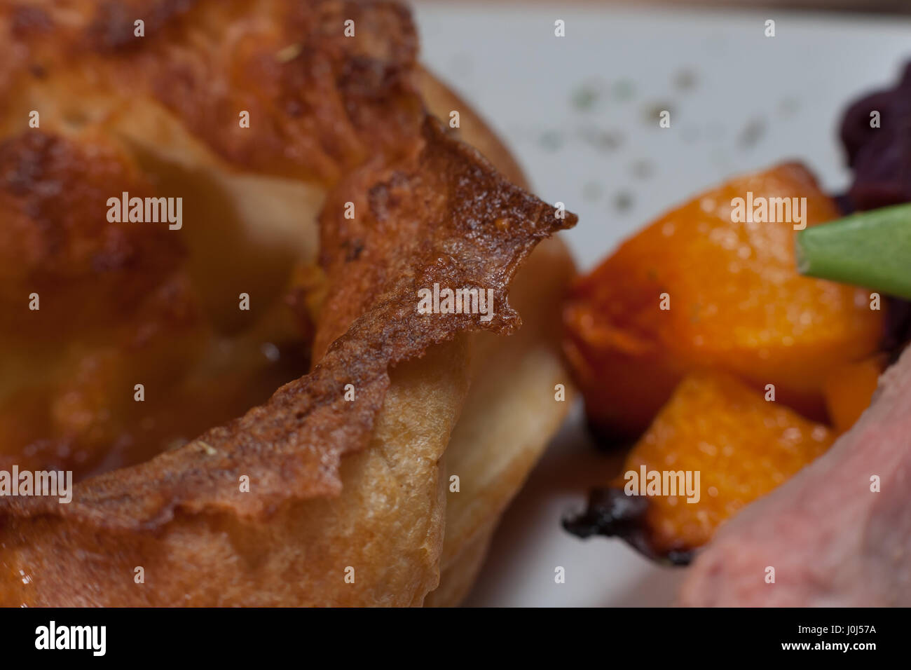 Food and Brandy Restaurant Service Stock Photo - Alamy