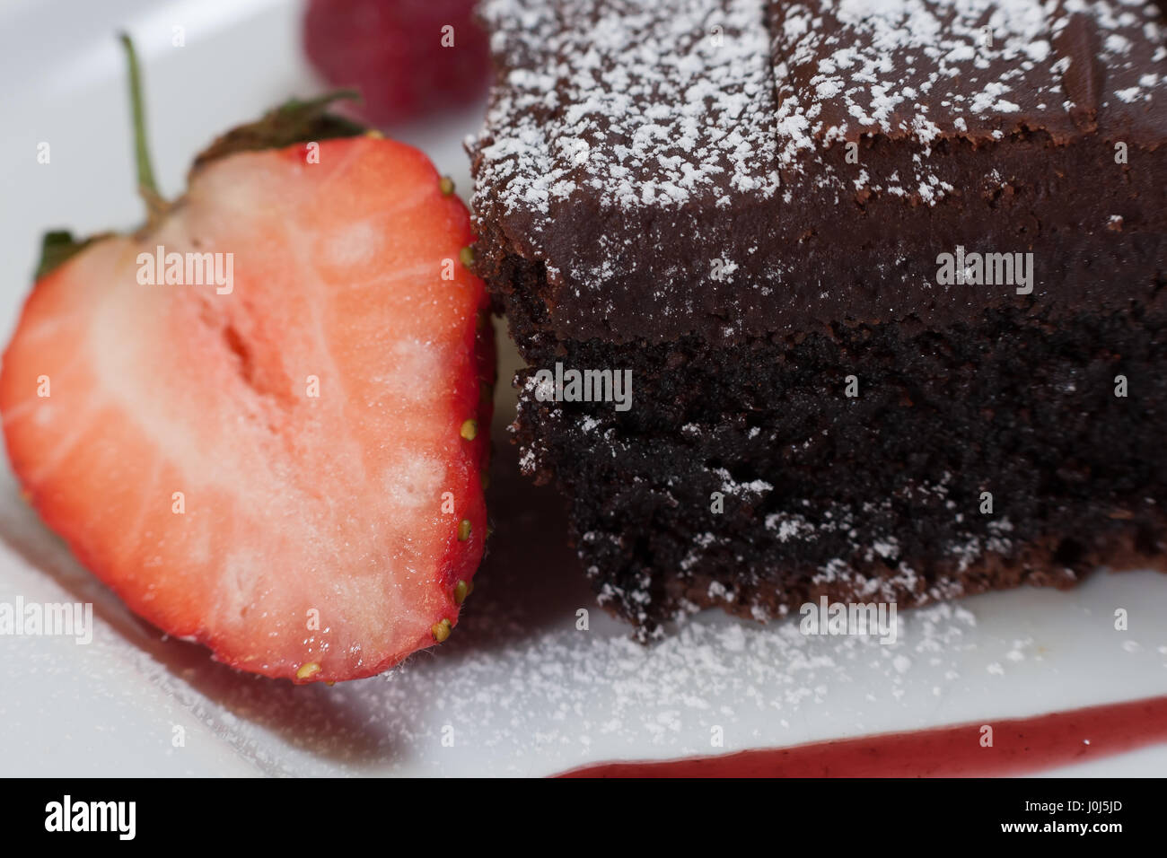 Food and Brandy Restaurant Service Stock Photo - Alamy