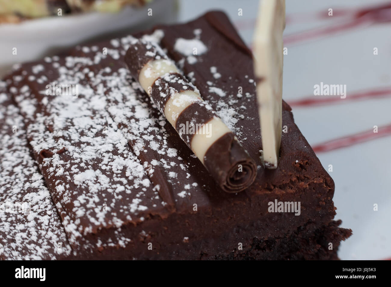 Food and Brandy Restaurant Service Stock Photo - Alamy