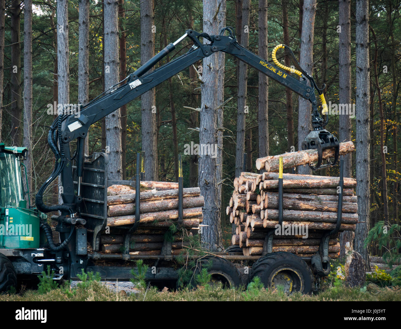 Forestry machinery uk cutting hi-res stock photography and images - Alamy