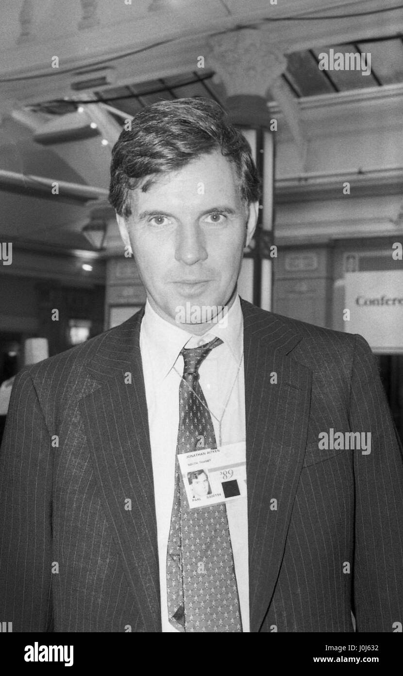 Jonathan Aitken, Conservative party Member of Parliament for Thanet ...
