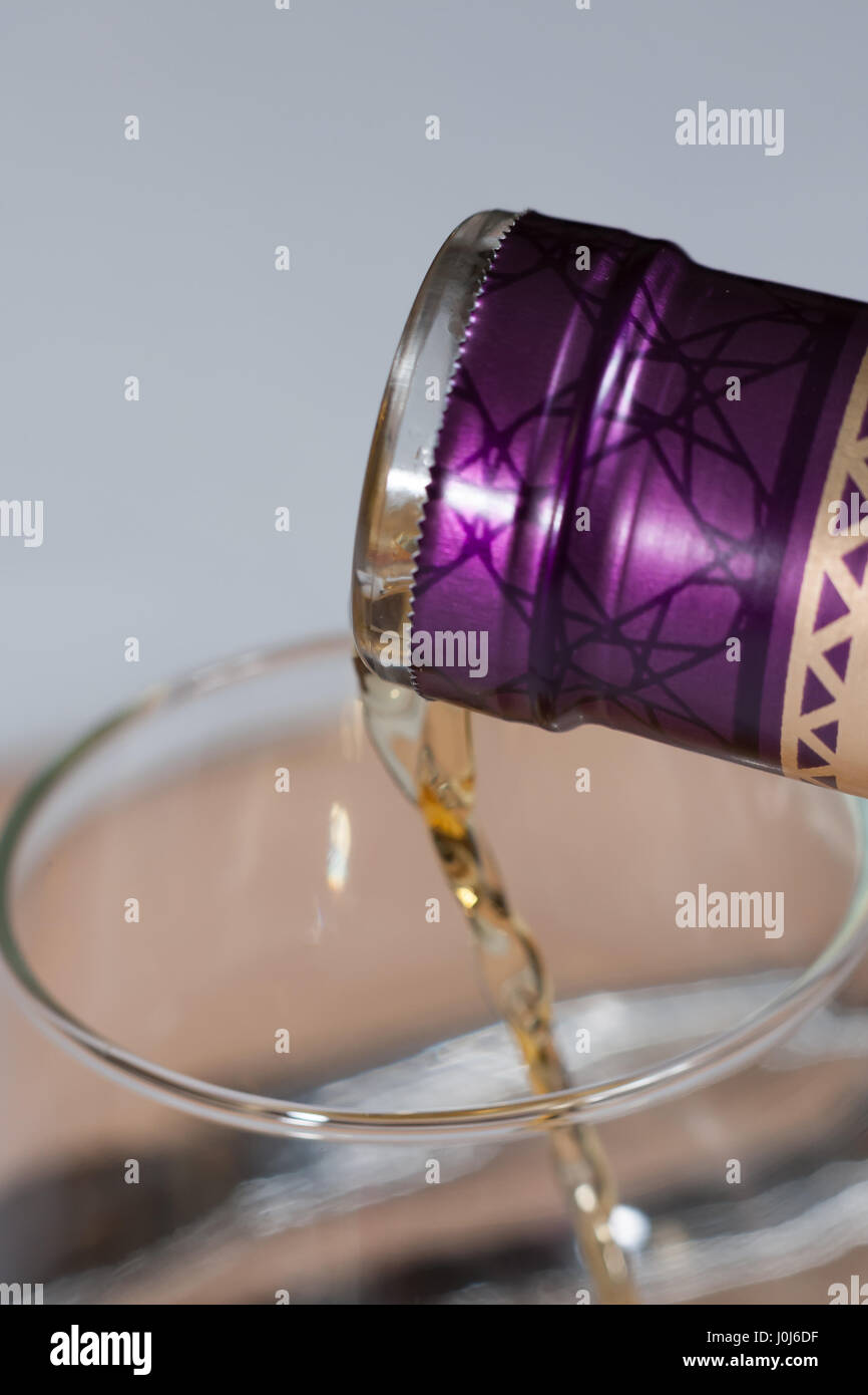 Food and Brandy Restaurant Service Stock Photo - Alamy