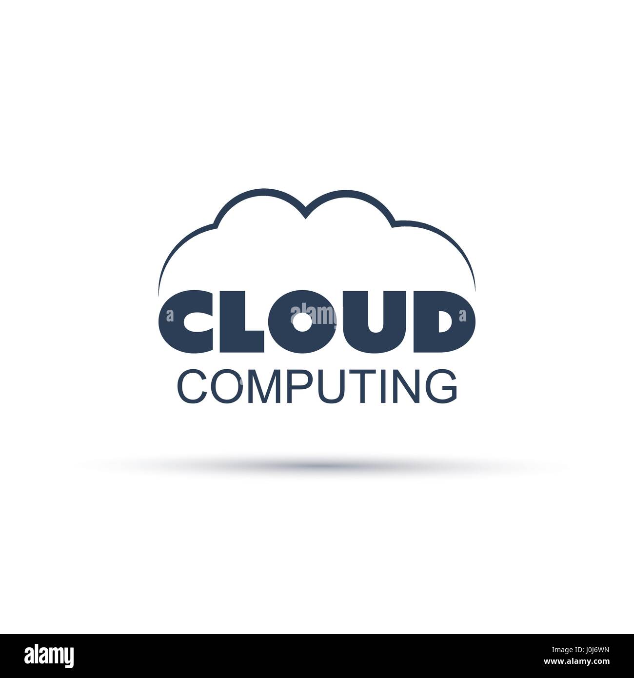 Cloud Computing Icon or Logo Design Stock Vector Image & Art - Alamy