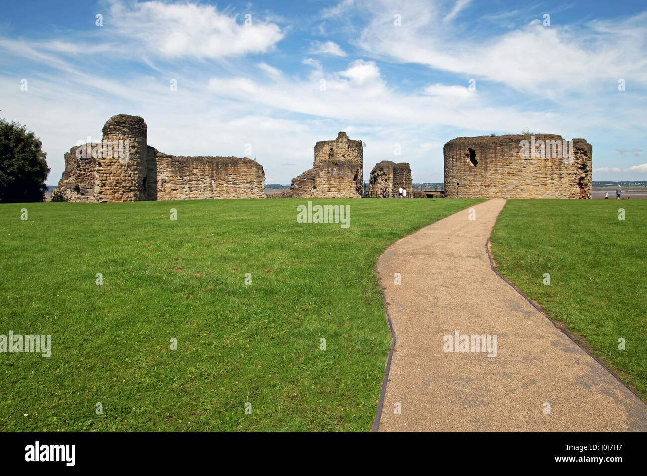 Flint Castle in Flintshire north Wales, first of King Edward I's Iron ...