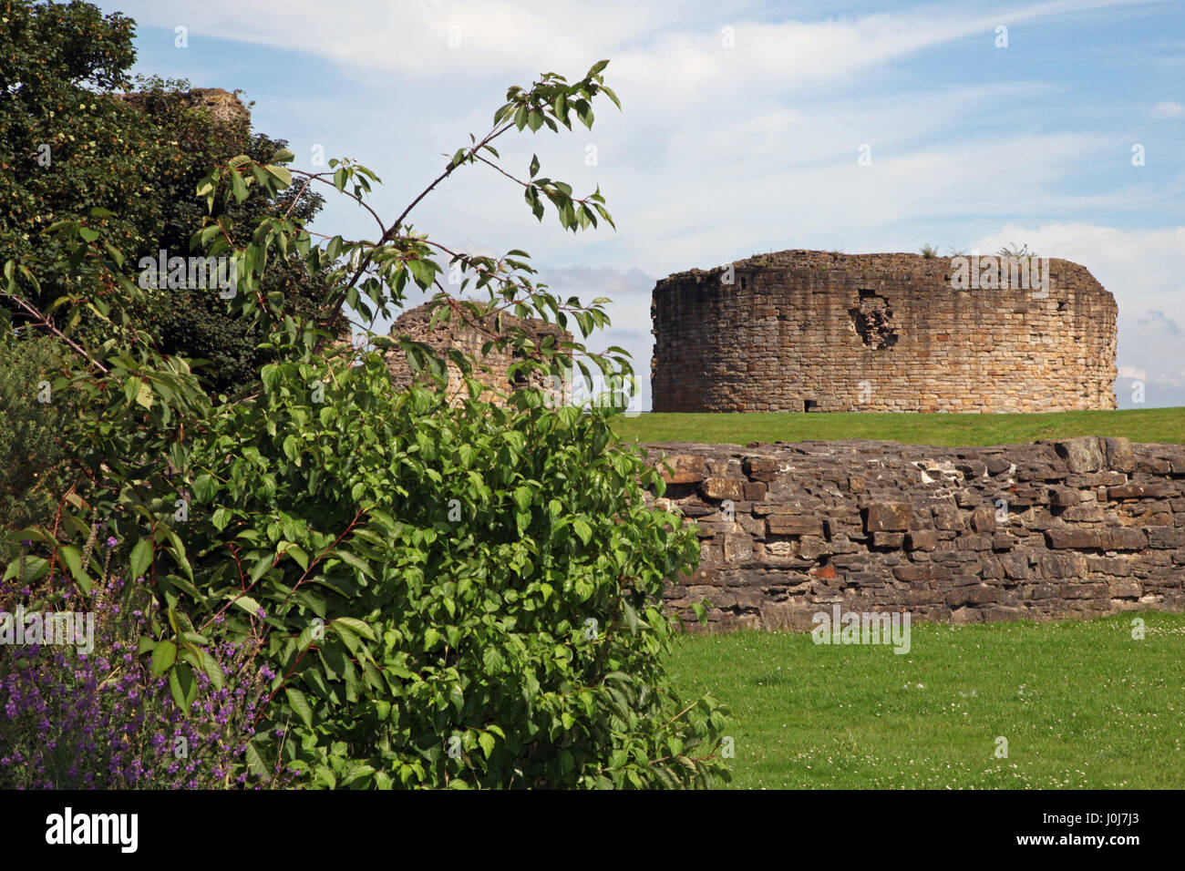 Flint Castle in Flintshire north Wales, first of King Edward I's Iron ...