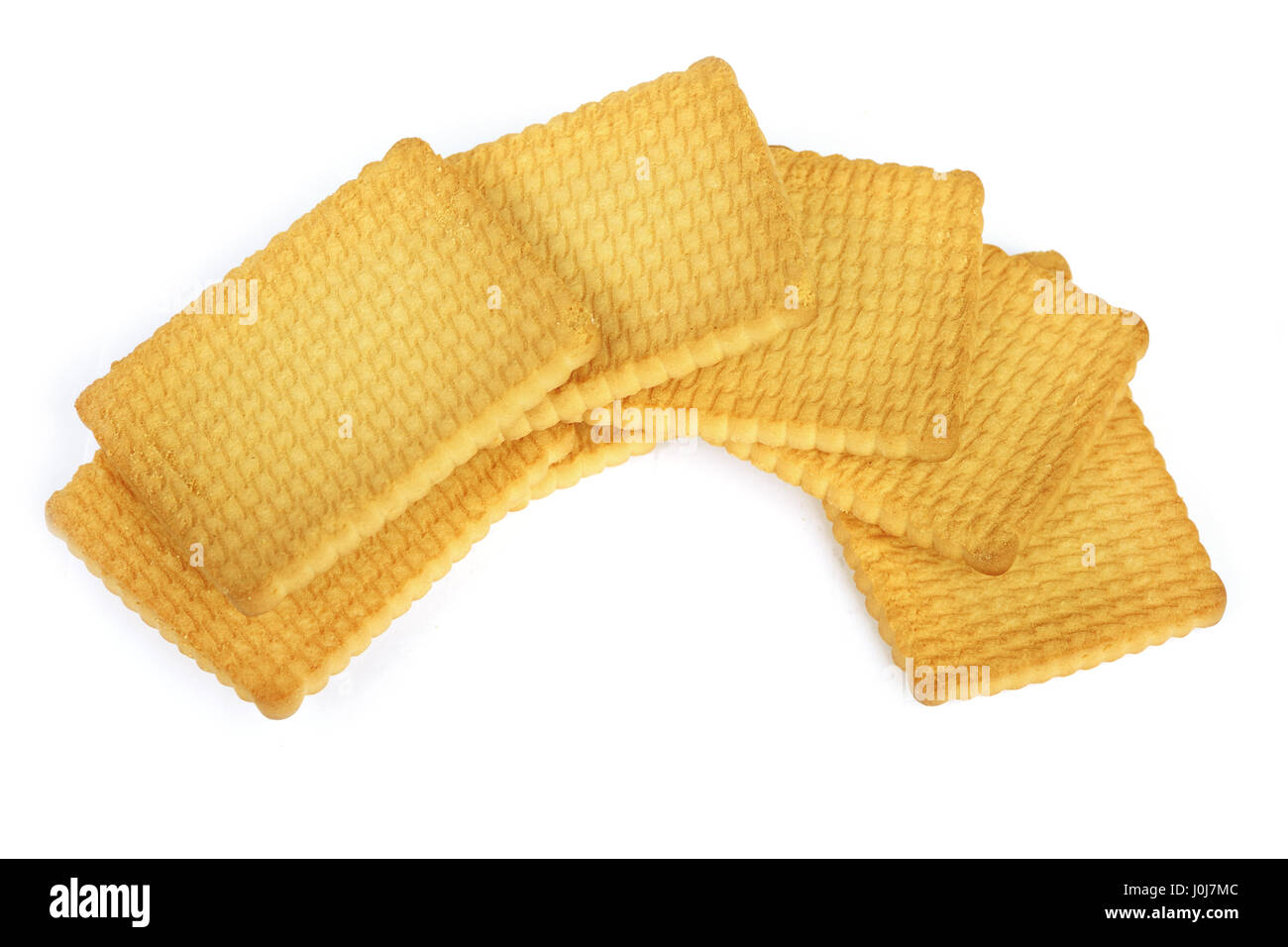 Crackers isolated on a white background Stock Photo - Alamy