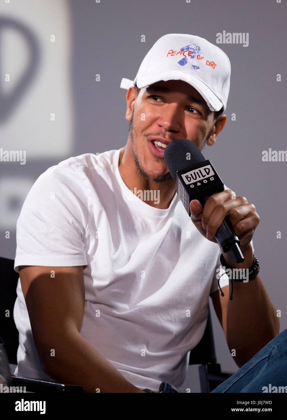 Luke McDermott from The Disciples speaks at an AOL BUILD Series LDN ...