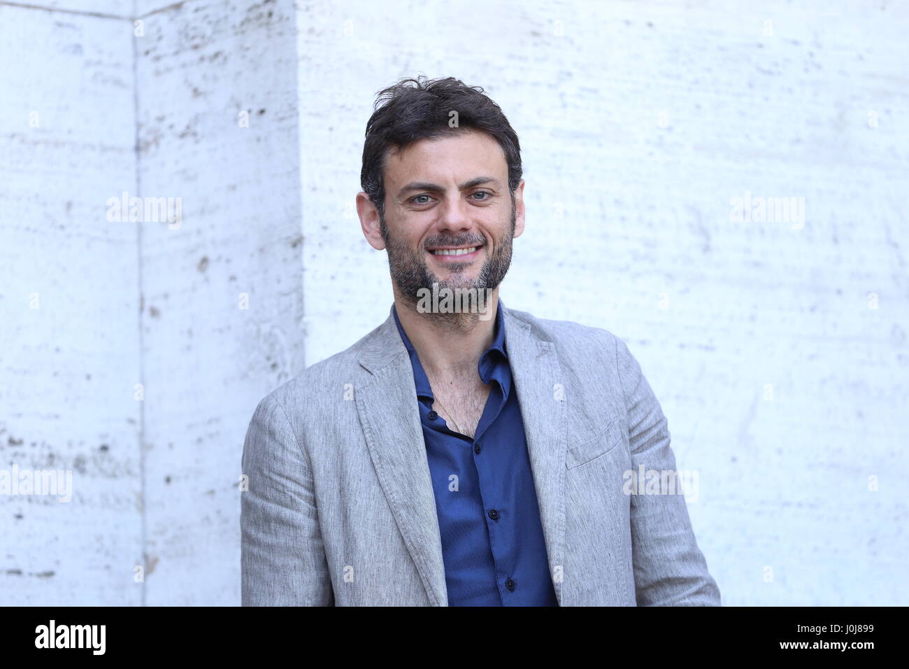 Rome, Italy. 13th Apr, 2017. Italian actor Fabrizio Nevola during ...