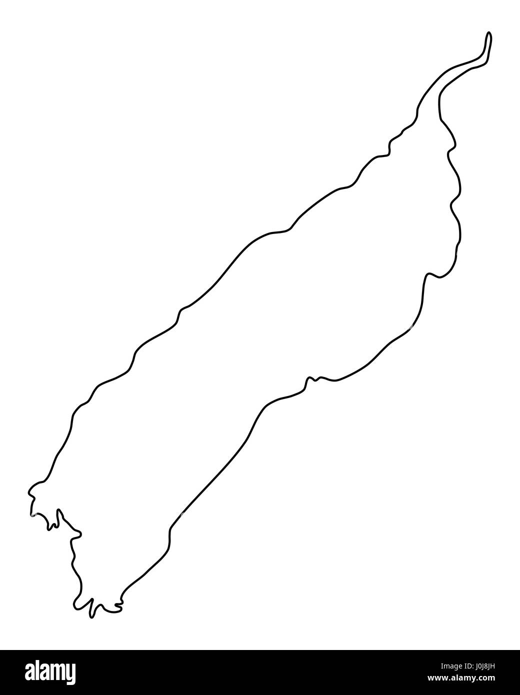 Map of Lake Albert Stock Photo - Alamy