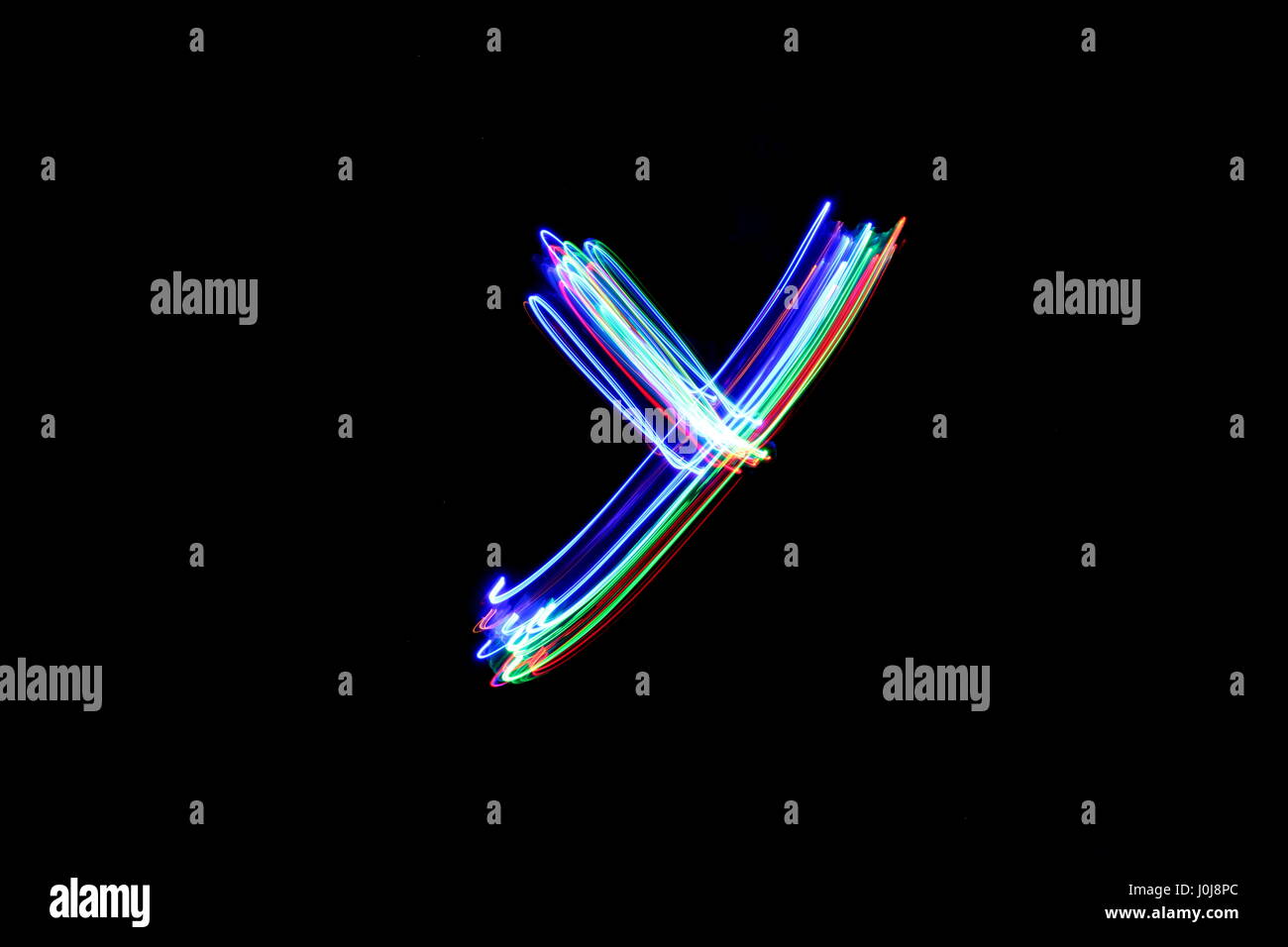Neon letter y hi-res stock photography and images - Alamy