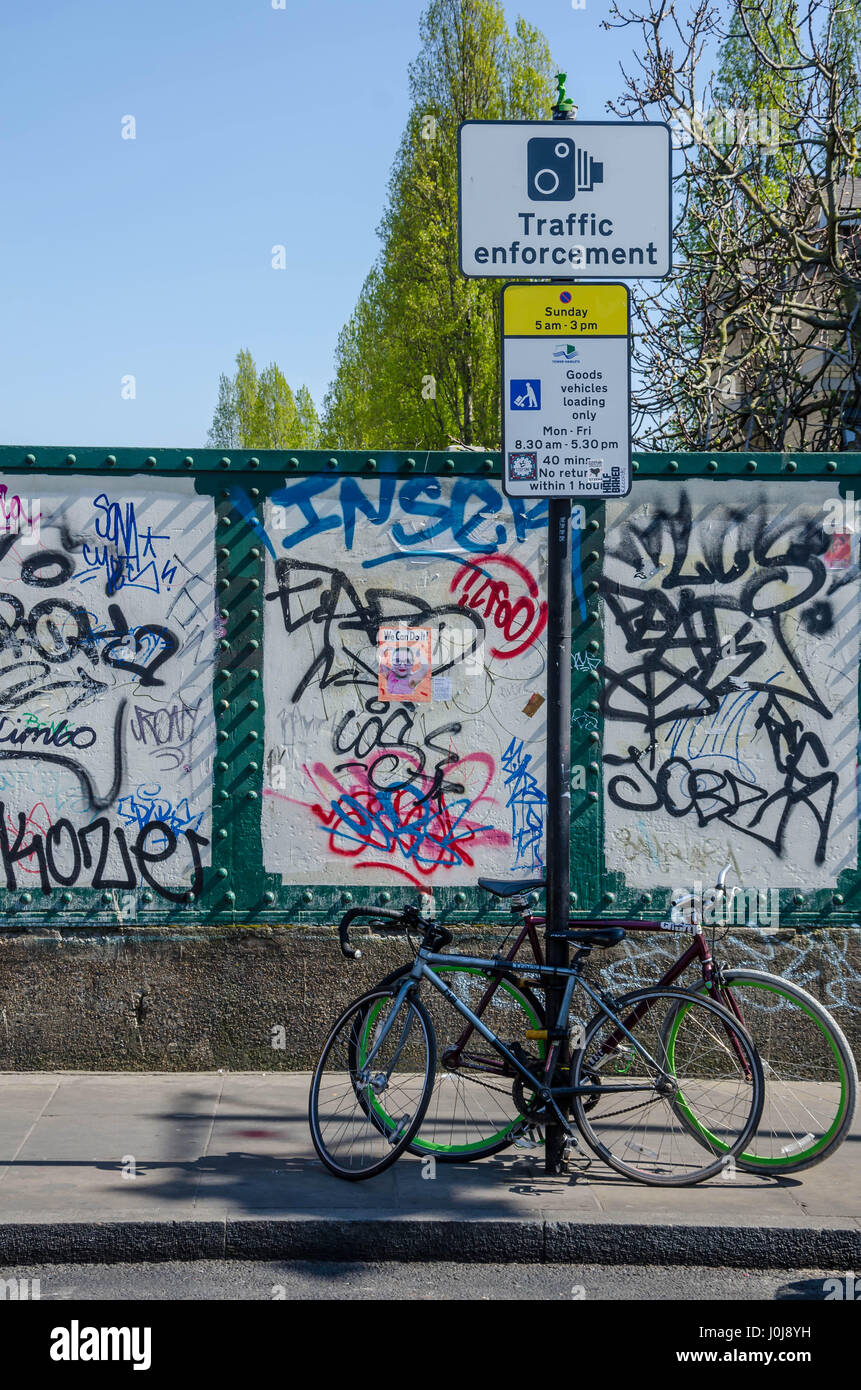 Traffic signs on a pavement hi-res stock photography and images - Alamy