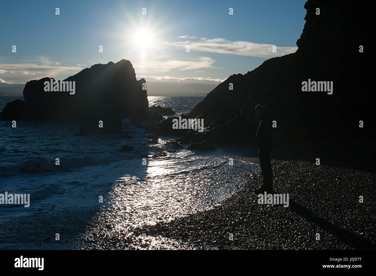 Beautiful view on Dublin from Howth peninsula, Ireland Stock Photo - Alamy