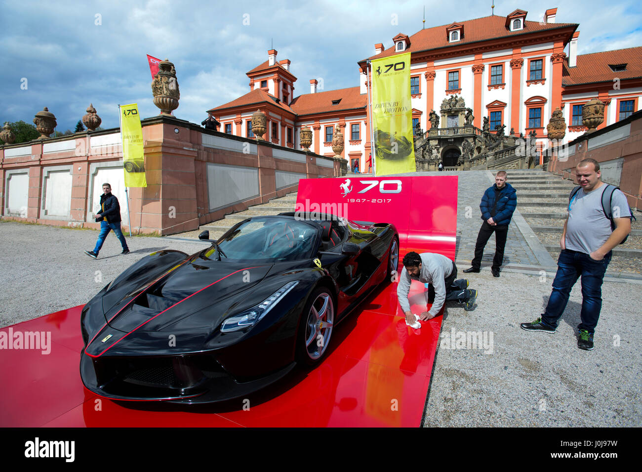 Meeting of Ferrari cars, 70th anniversary Stock Photo - Alamy