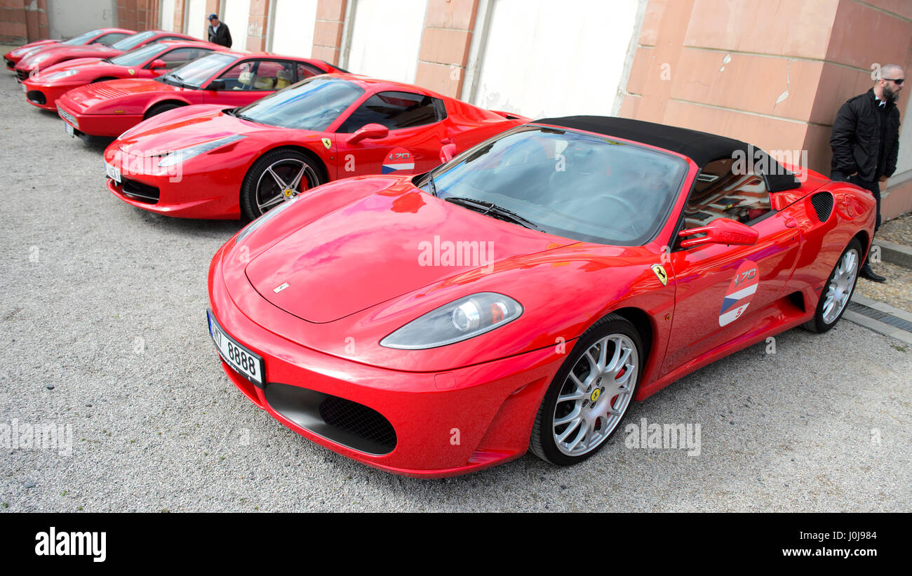 Meeting of Ferrari cars, 70th anniversary Stock Photo - Alamy