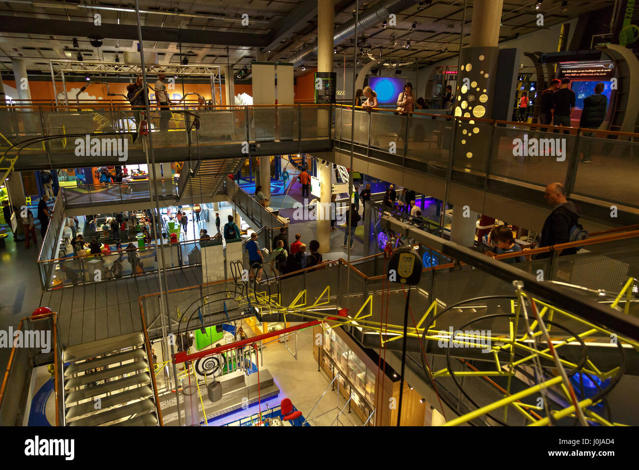 AMSTERDAM, NETHERLANDS - JULY 2, 2016 : General interior view of Nemo ...