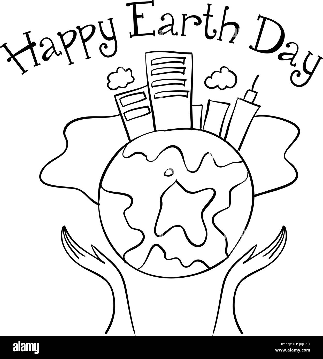 Celebrate earth day Black and White Stock Photos & Images - Alamy