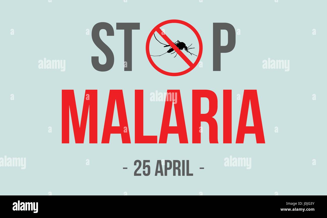 Stop malaria Stock Vector Images - Alamy