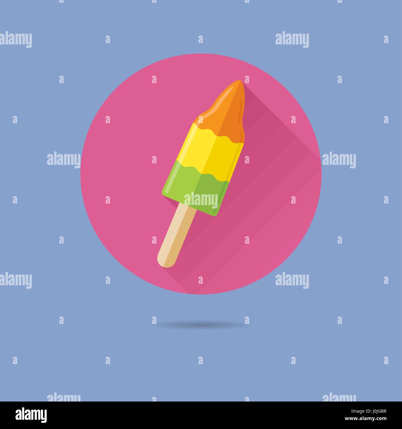 Rocket ice lolly Stock Vector Images - Alamy
