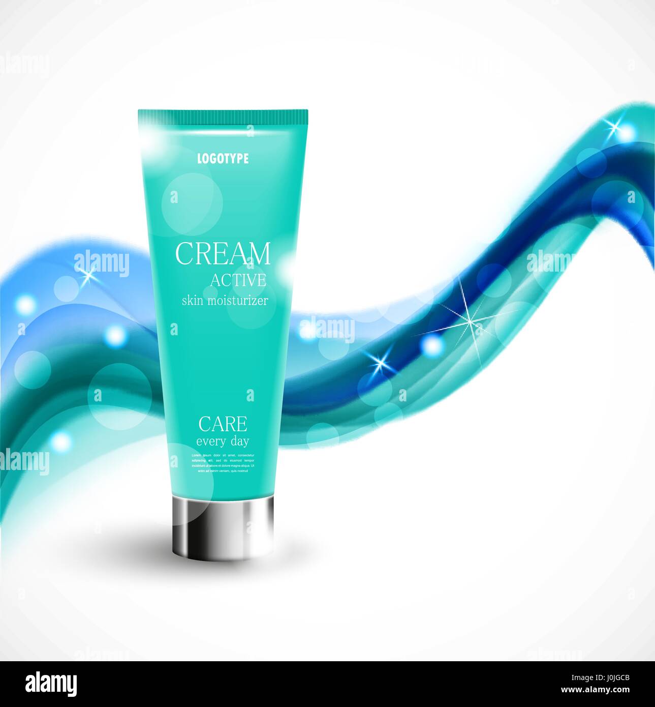 Skin moisturizer cosmetic design template Stock Vector Image & Art - Alamy