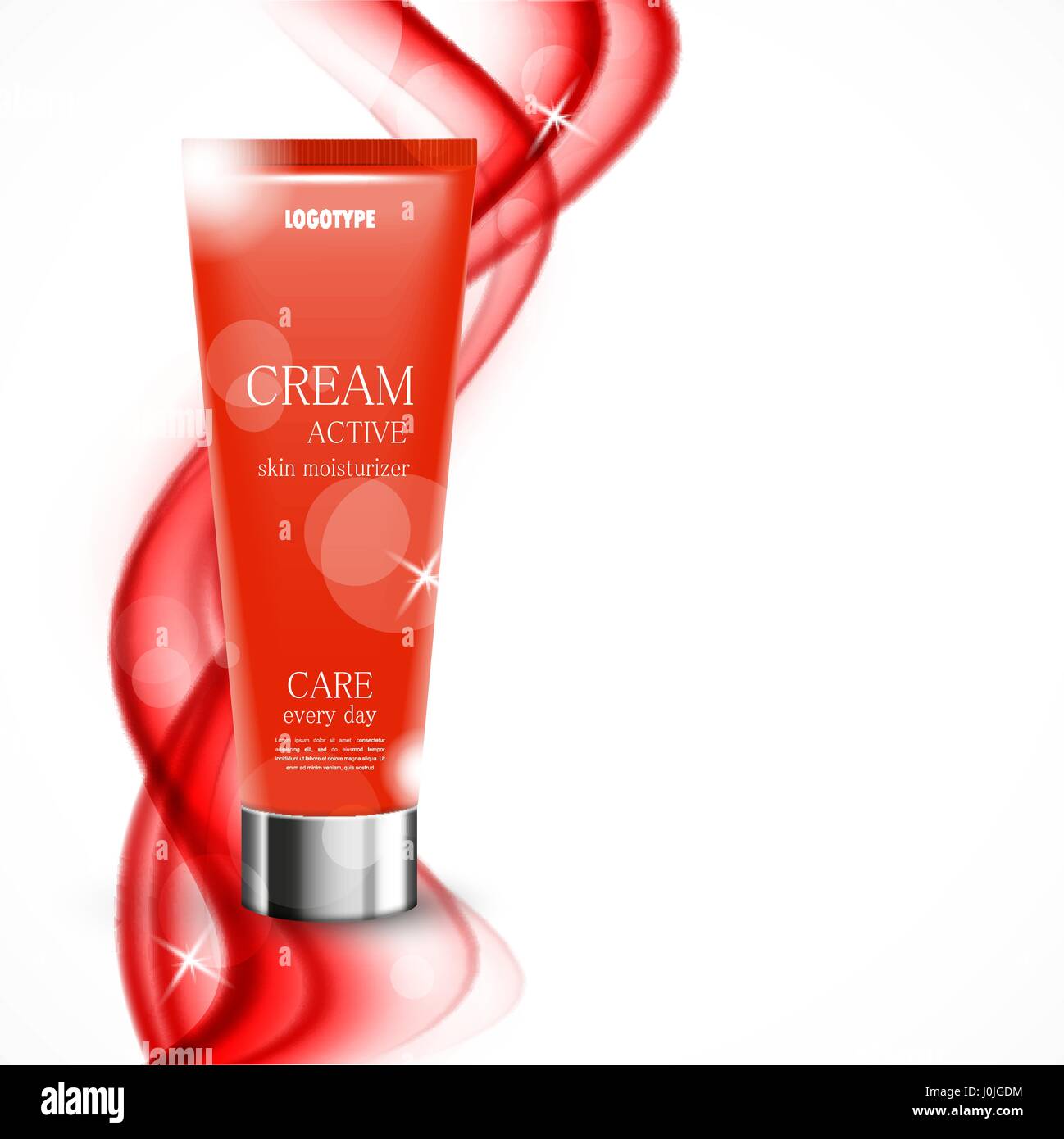 Skin moisturizer cosmetic design template Stock Vector Image & Art - Alamy